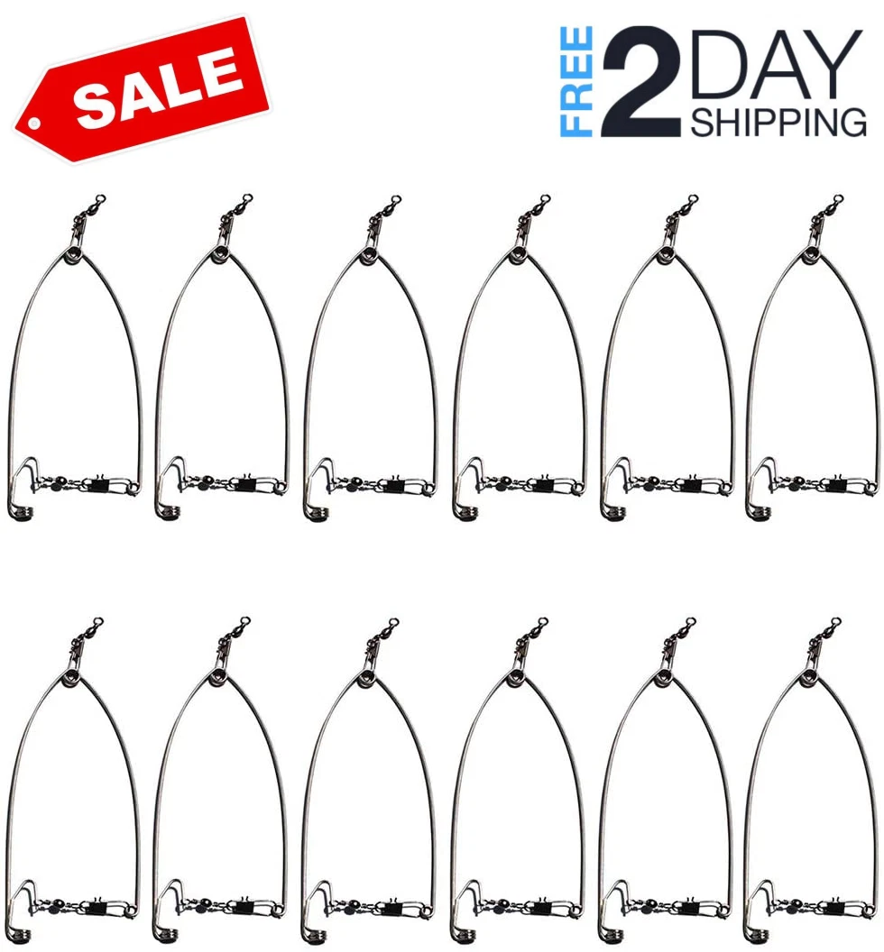 Spring Loaded Fishing Hooks