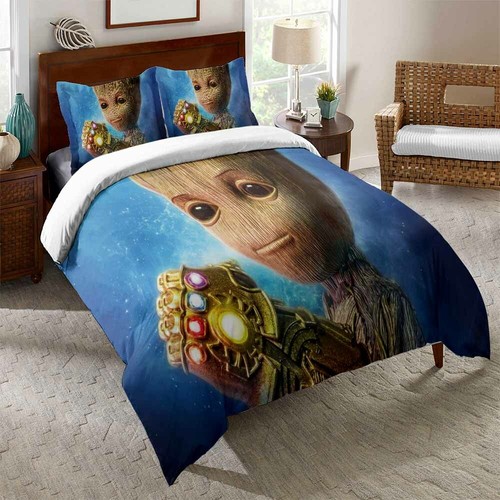 3D Groot Gem Gloves Doona/Quilt/Duvet Cover Single/Double/Queen/King ...