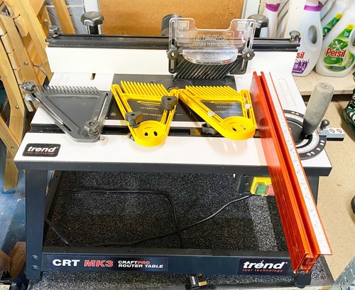 Trend Router Table CRT MK3 240v incl Trend T11E 1/2 inch Router, little ...