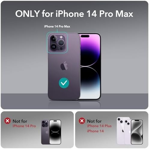 For iPhone 14 Pro Max Case, Full-Body Military-Grade Drop Proof with ...