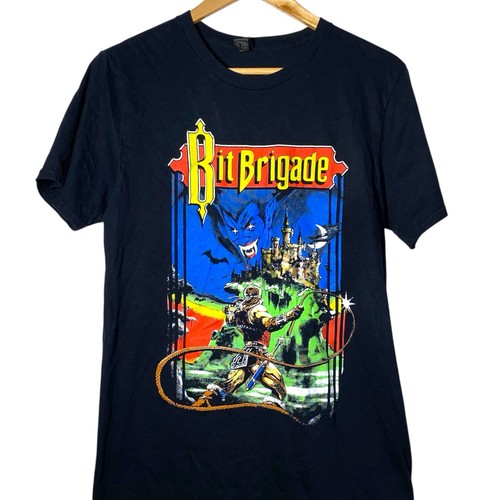 Bit Brigade Rock Band Rare T Shirt Black Castlevania Cover Art Design ...