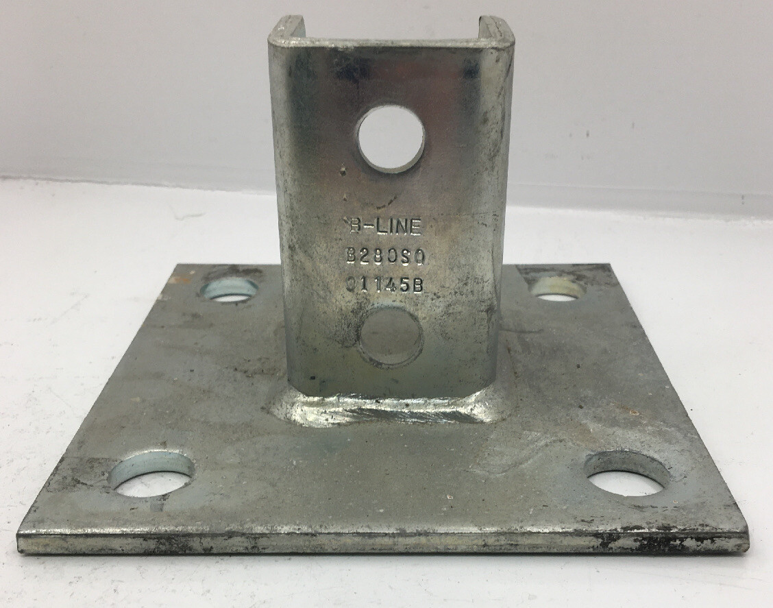 B280SQZN B-LINE NEW OTHER Strut Post Base, For Single 1-5/8 Inch X 1-5/ ...