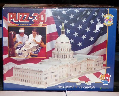 Puzz-3D The Capitol Le Capitole 718 Pieces NIB | eBay