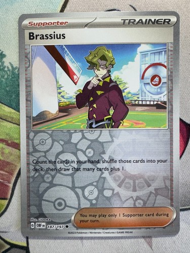 Brassius Reverse Holo English Pokemon TCG BKBE09 | eBay