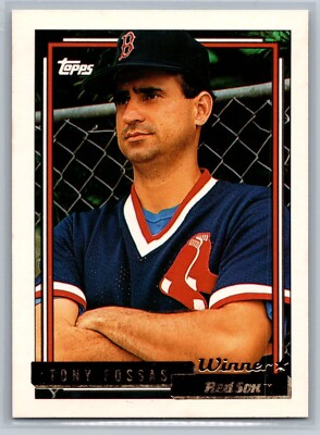 1992 Topps Gold Winner #249 - Tony Fossas - Boston Red Sox | eBay
