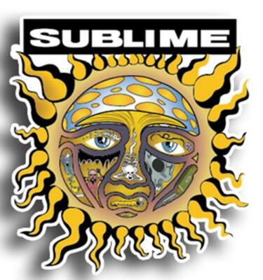 Sublime Main Logo Logo Sticker / Vinyl Decal | 10 Sizes!! TRACK | eBay