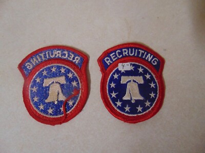 MILITARY PATCH SEW ON COLOR RECRUITING COMMAND | eBay