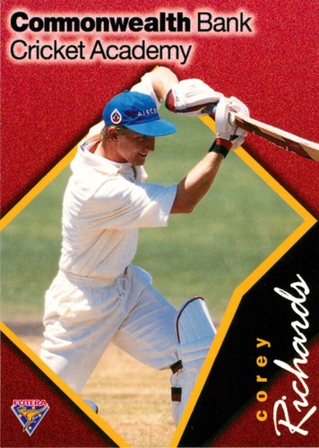 1995 1996 NEW SOUTH WALES Cricket Card COREY RICHARDS Academy Futera | eBay Australia