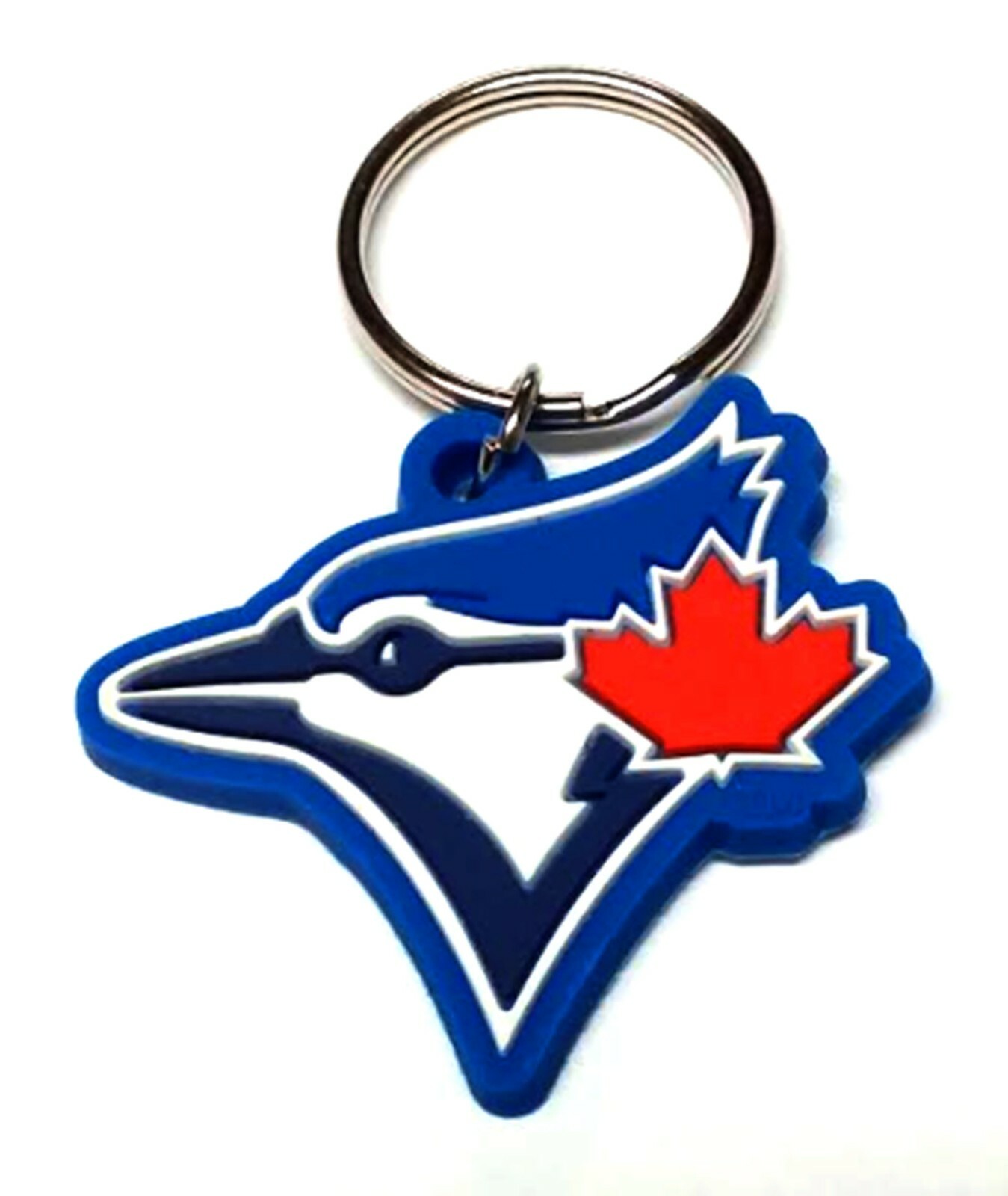 TORONTO BLUE JAYS KEYCHAIN LOGO SOFT PLASTIC LICENSED MLB CHARM ...