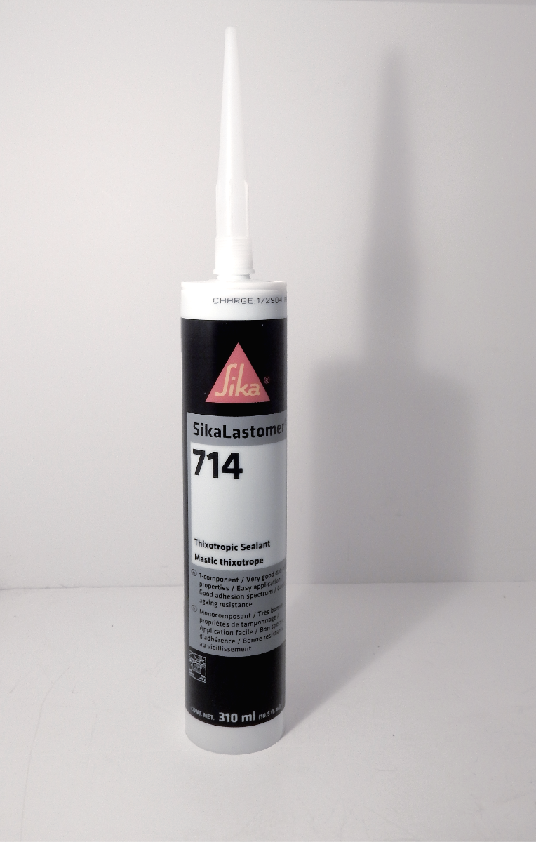 Liquid Butyl 300ml Black Sealant / Adhesive 1 Tube Sika 714 Lastomer ...