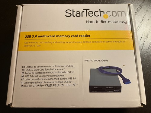 StarTech USB 3.0 Multi-Card Memory Card Reader for SD, microSD, and USB ...