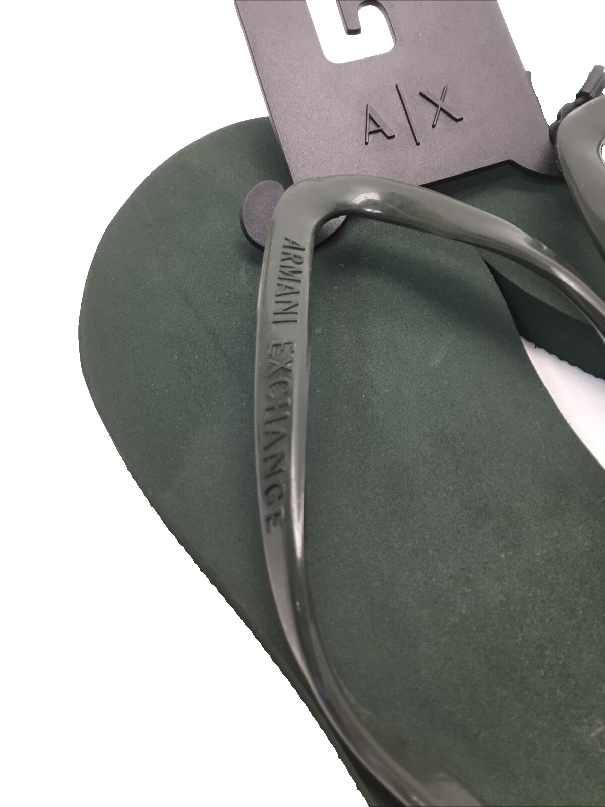 Armani Exchange Women's Classic AX FLIP Flop,Olive Green,39 EUR / UK 6 ...