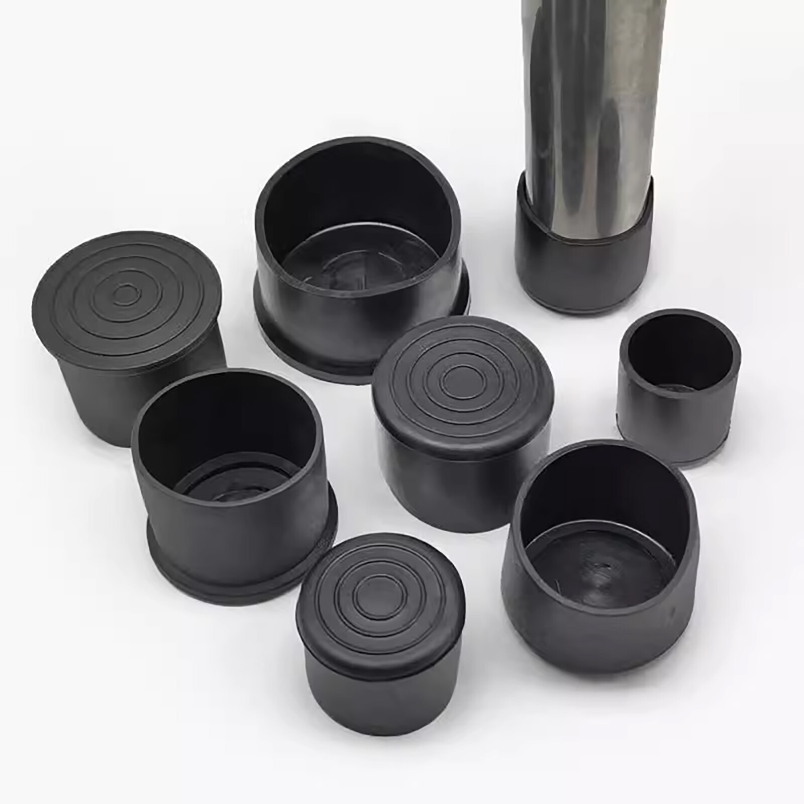 PVC Rubber Black Blanking End Cap Caps Tube Pipe Inserts Plug Bung ...