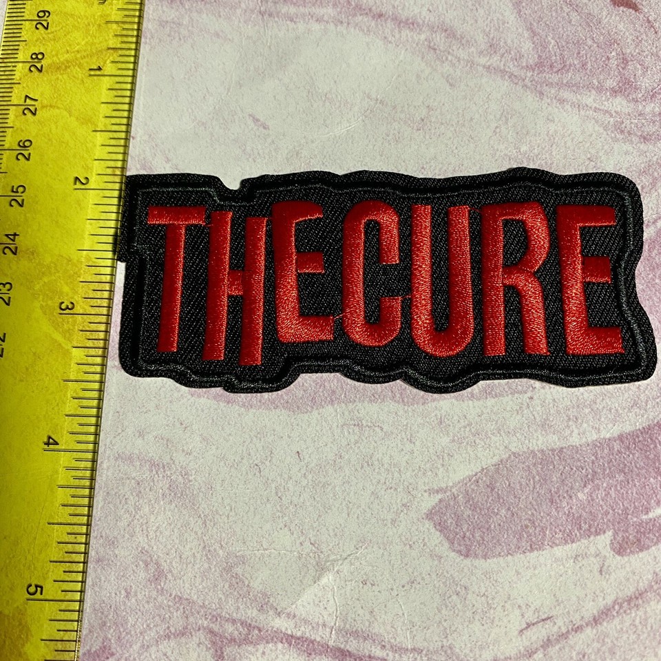 THE CURE Iron On Patch +ONE FREE MUSIC STICKER WITH PURCHASE OF PATCH ...