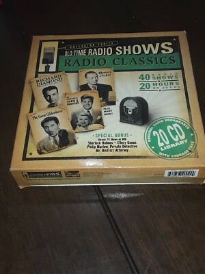 Old Time Radio Shows, Radio Classics (20 CDs 40 Shows) 2004 + Old TV ...