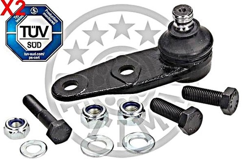 OPTIMAL 2x Ball Joints Front Lower For RENAULT 19 I II Clio 89-09 ...