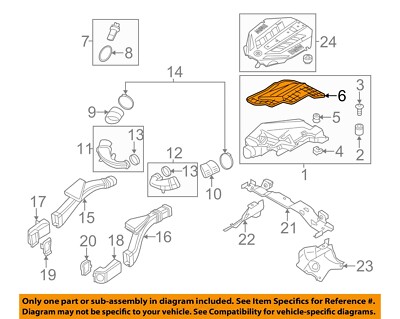BMW OEM 08-19 550i GT xDrive Engine Air Intake-Filter Element ...
