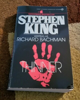 1985 THINNER Old Gypsy Curse by Stephen King Richard Bachman 1st Signet ...