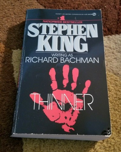 1985 THINNER Old Gypsy Curse by Stephen King Richard Bachman 1st Signet ...