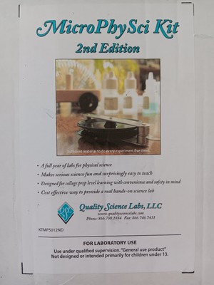 Quality Science Labs Physical Science Lab Kit 2nd edition | eBay