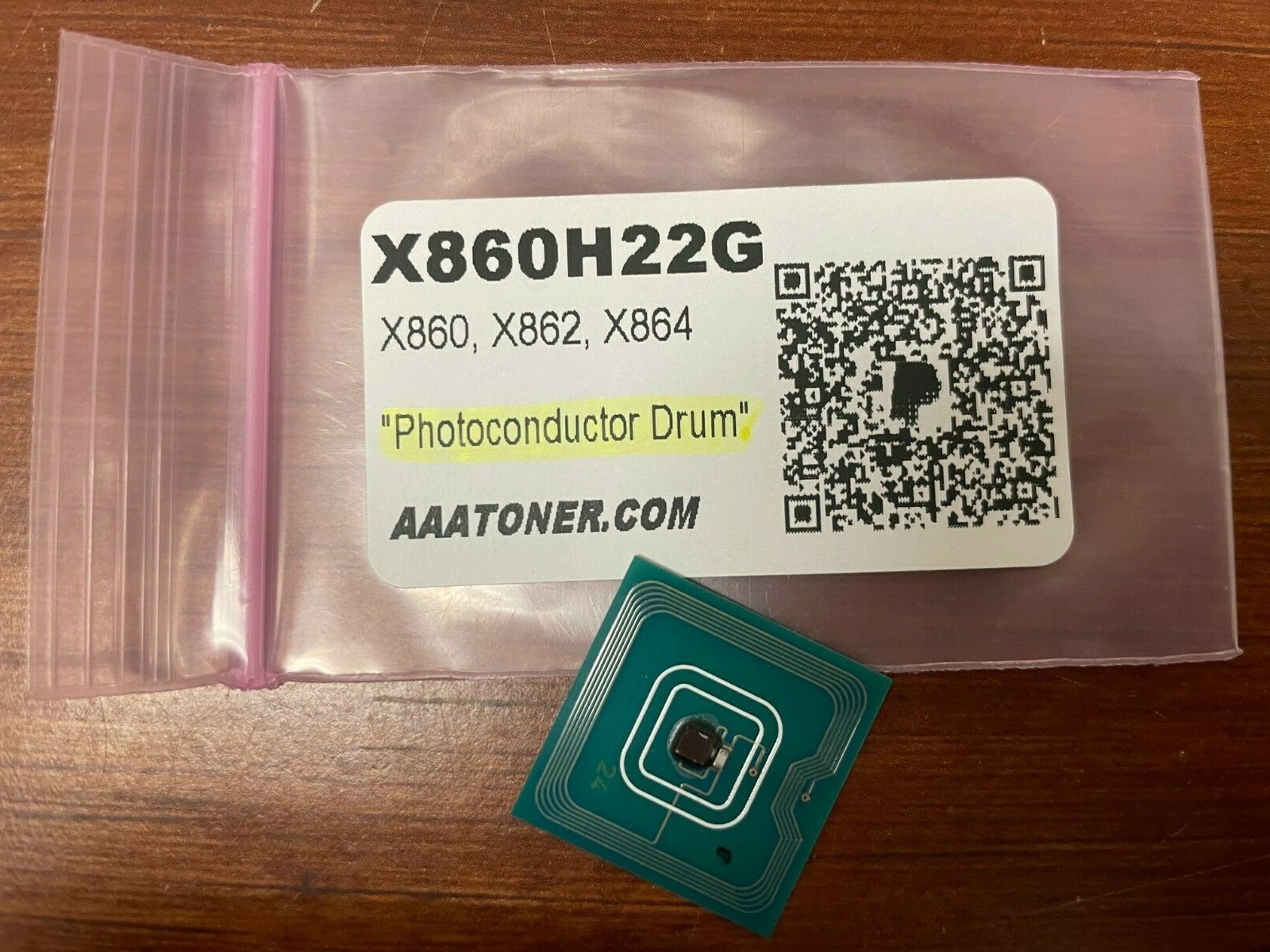 1 x DRUM Chip " X860H22G " for Lexmark X860, X862, X864 Photoconductor ...