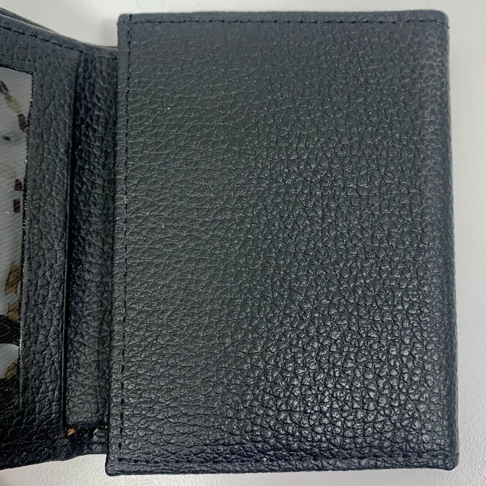 John Weitz Collection Mens Leather Exterior Black Trifold Wallet New ...