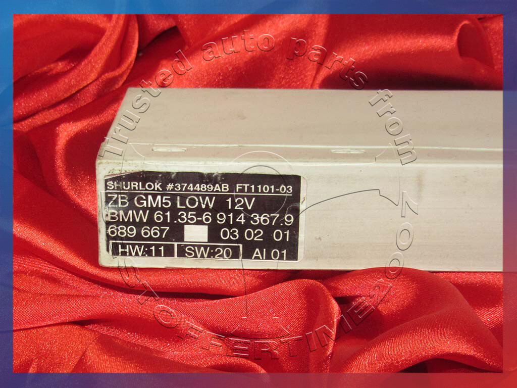 BMW E46 3 M3 series GM 5 GENERAL BODY BASIC CONTROL MODULE GM5 LOW GMV ...