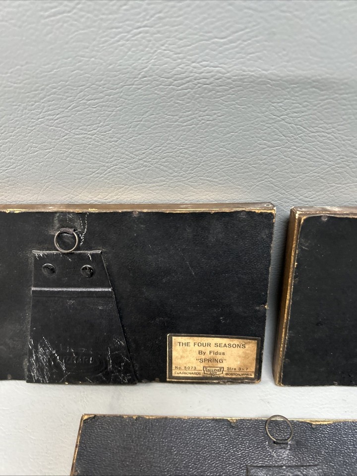 Fidus Hugo Hoppener Silhouettes 3 of Four Seasons | eBay