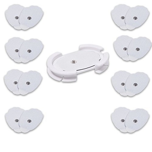 Tens Unit Pads Patches Holder with Extra Replacement Reusable ...