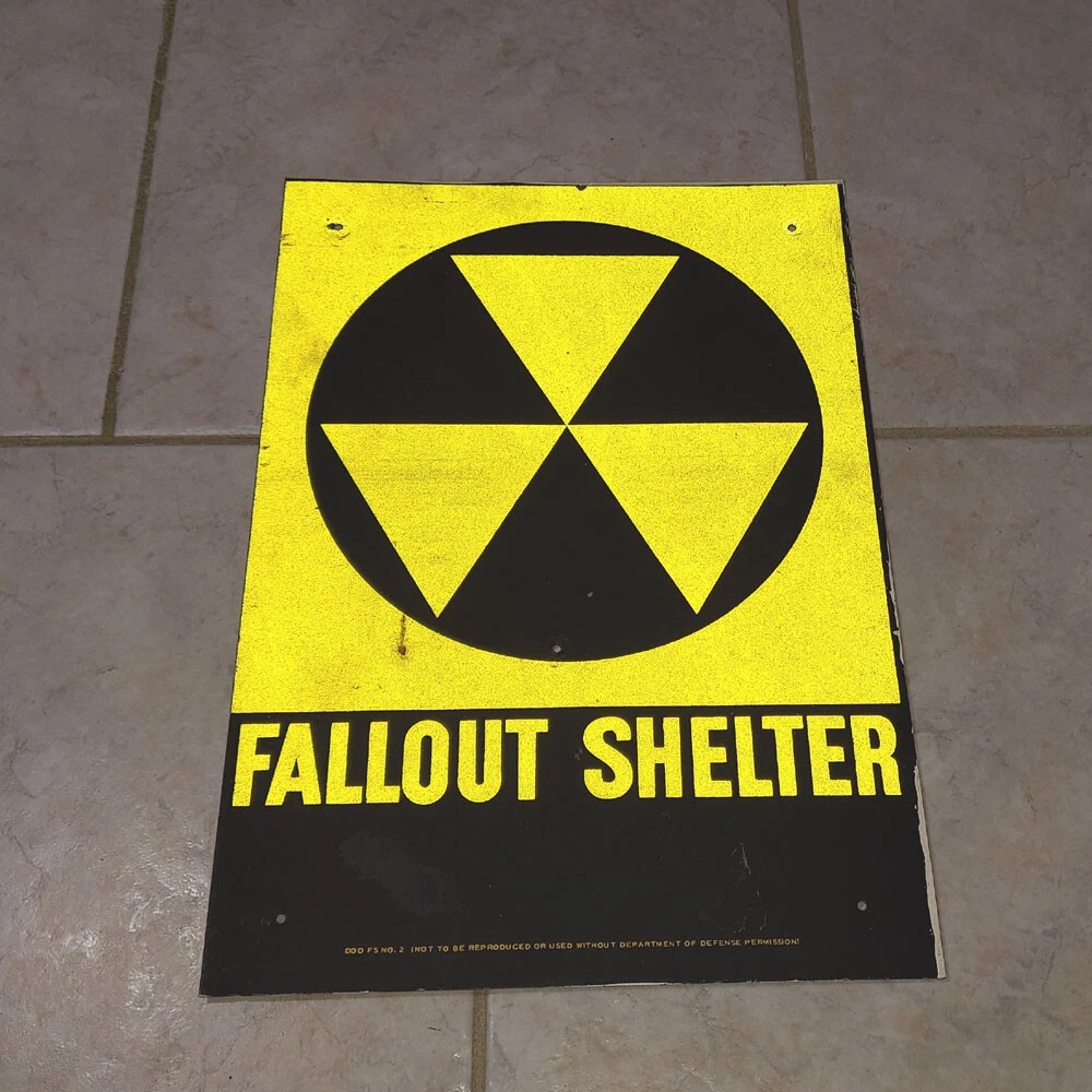 Nuclear Radiation Warning Sign