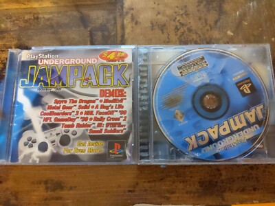 Vintage Sony PlayStation Underground Jampack Winter 98 99 PS1 CIB Lot ...