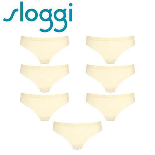 Sloggi 7 Pack Wow Comfort 2.0 Tai Womens Underwear Briefs Undies White ...