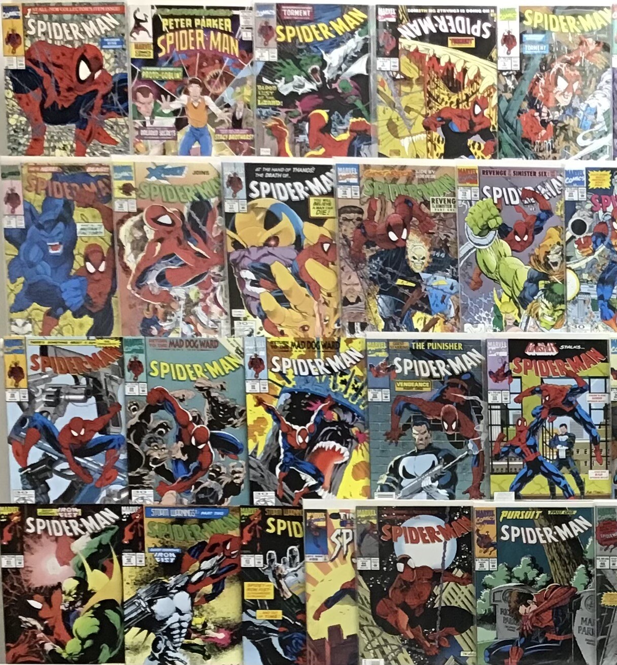 Marvel Comics - Run Lot 1-98 Missing 4, 13, 26, 31 & 71 - Annual 1, 97 ...