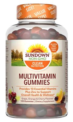 Sundown Naturals Adult Multivitamins Gummy Vitamins- 120 Ct | eBay