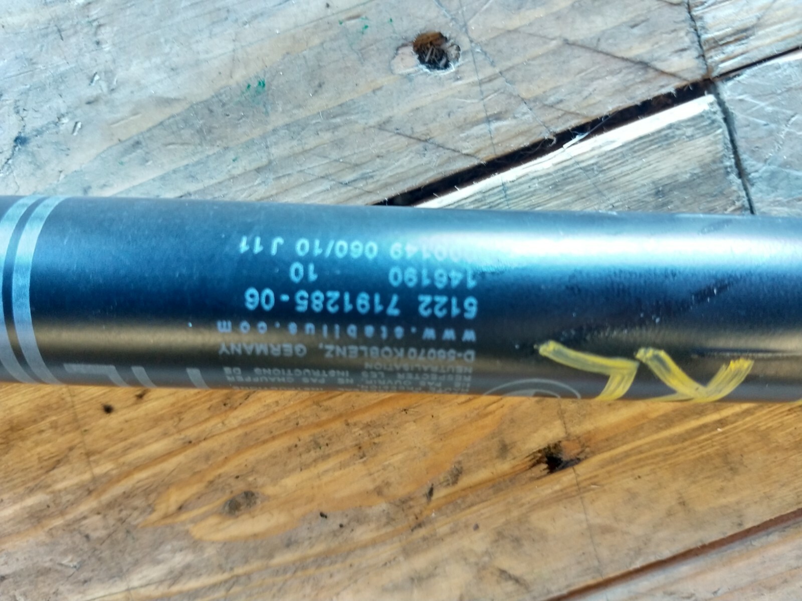 BMW DOOR BRAKE STOP SHOCK LEFT REAR F01 F02 F04 7 SERIES 51227177647 09 ...