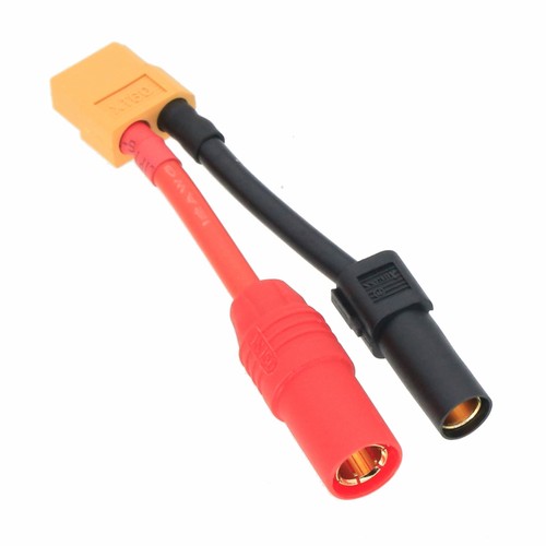 AS150 XT150 Female to XT60 Female Cable 12AWG 5CM Wire for RC Battery ...