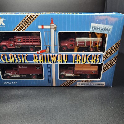 IMEX HO Scale Burlington CB&Q Diecast Classic Railway Trucks Set of 4 ...