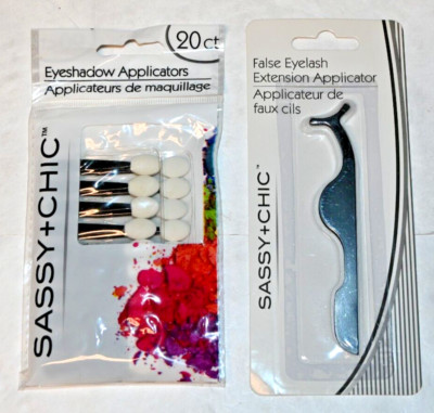 Sassy Chic Eyeshadow Applicators and False Eyelash Extension Applicator ...
