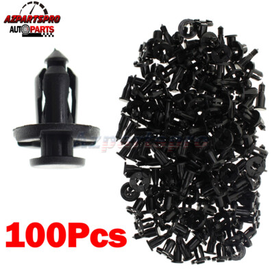 100pcs Bumper Fender Clip Retainer 10mm Hole For Subaru Forester Legacy ...