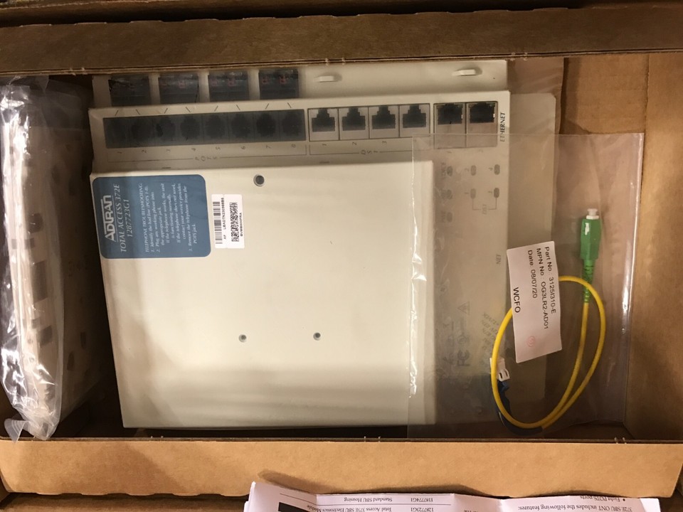 Adtran TA 372E Active Ethernet SBU Optical Network Terminal 1287723G1 ...