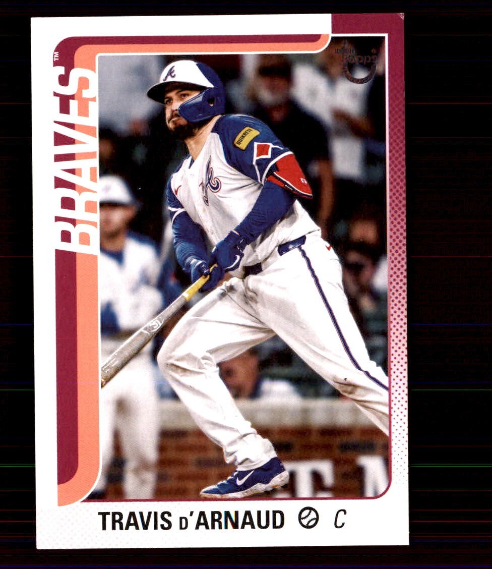 Travis d'Arnaud 2025 Topps #325 Vintage Stock Retro /99 Price Guide ...