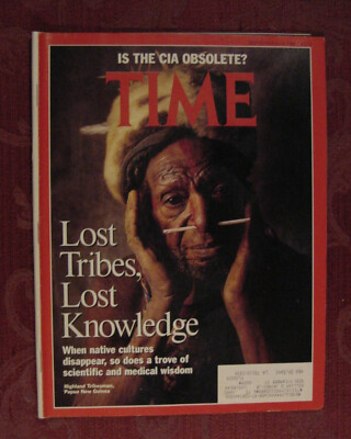 TIME magazine September 23 1991 Lost Tribes Lost Knowledge Native ...