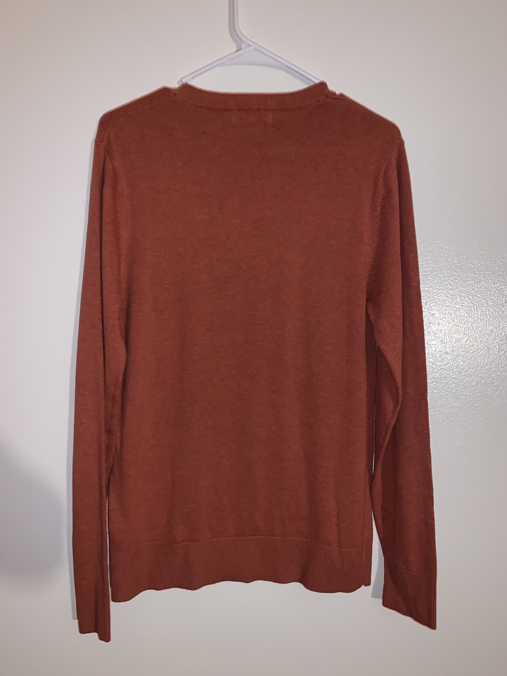 Brand New Goodfellow & Co Chili Heather Orange Men's Small Long Sleeve ...