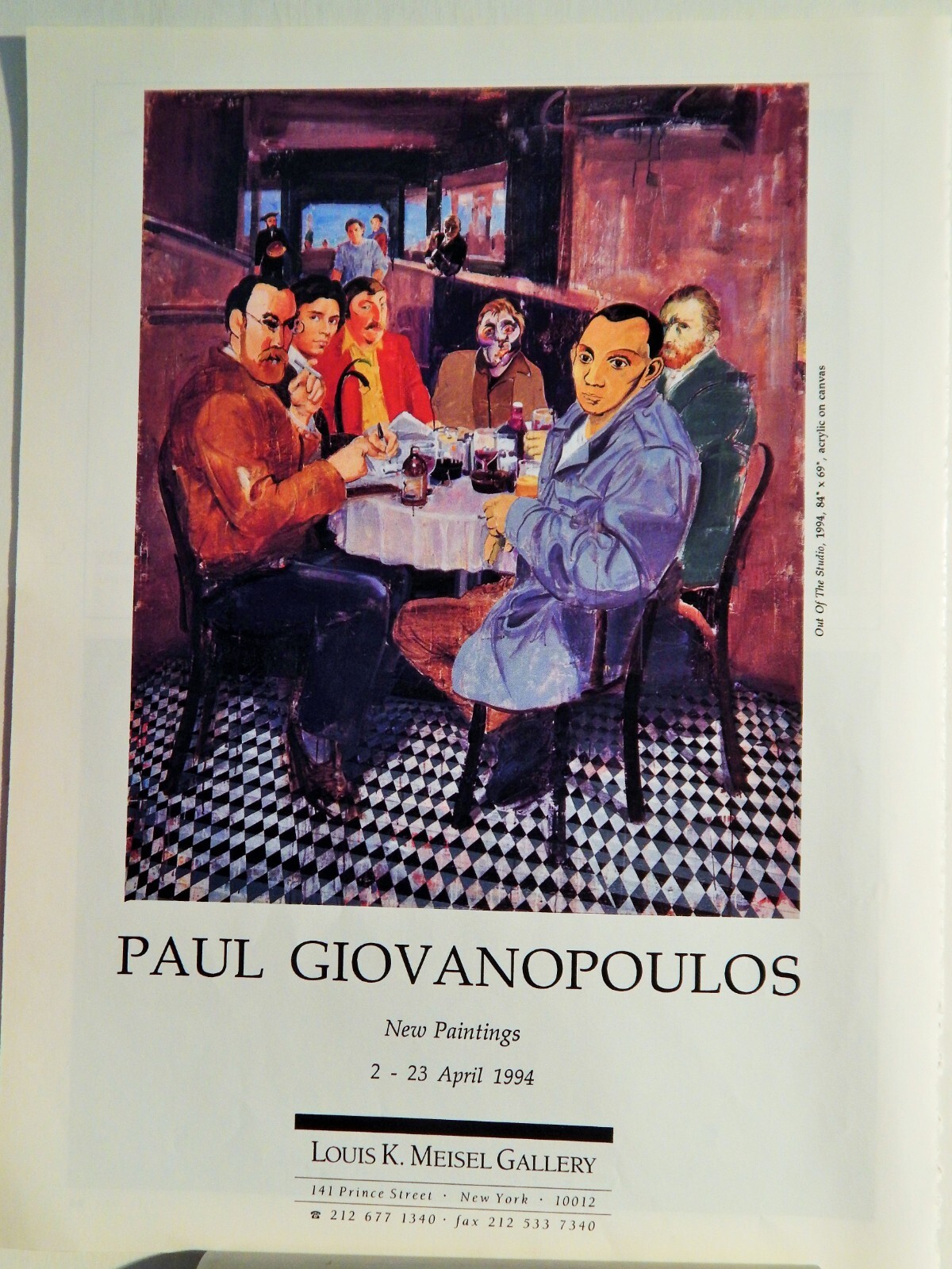PAUL GIOVANOPOULOS ART PIECE VTG ORIG 1994 ADVERTISEMENT | eBay