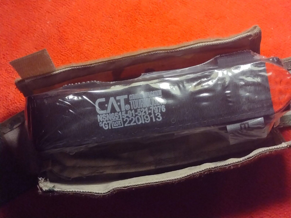 USGI USAF MOLLE ABDU CAT CARRIER w NAR CAT Gen 7 Tourniquet Military ...