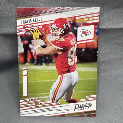 2021 Prestige TRAVIS KELCE Football Card 90 Kansas City Chiefs | eBay