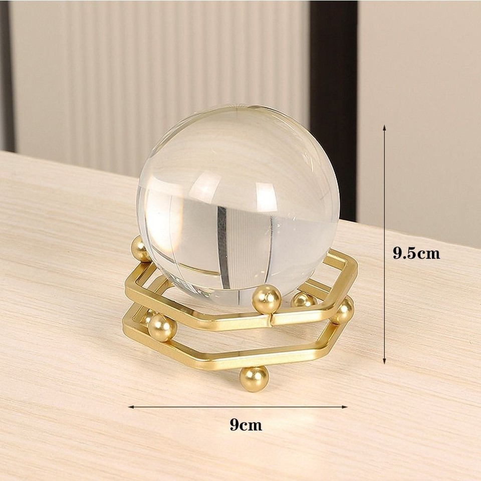 Geometric Shape Crystal Ball Base Crystal Ball Display Stand Home ...