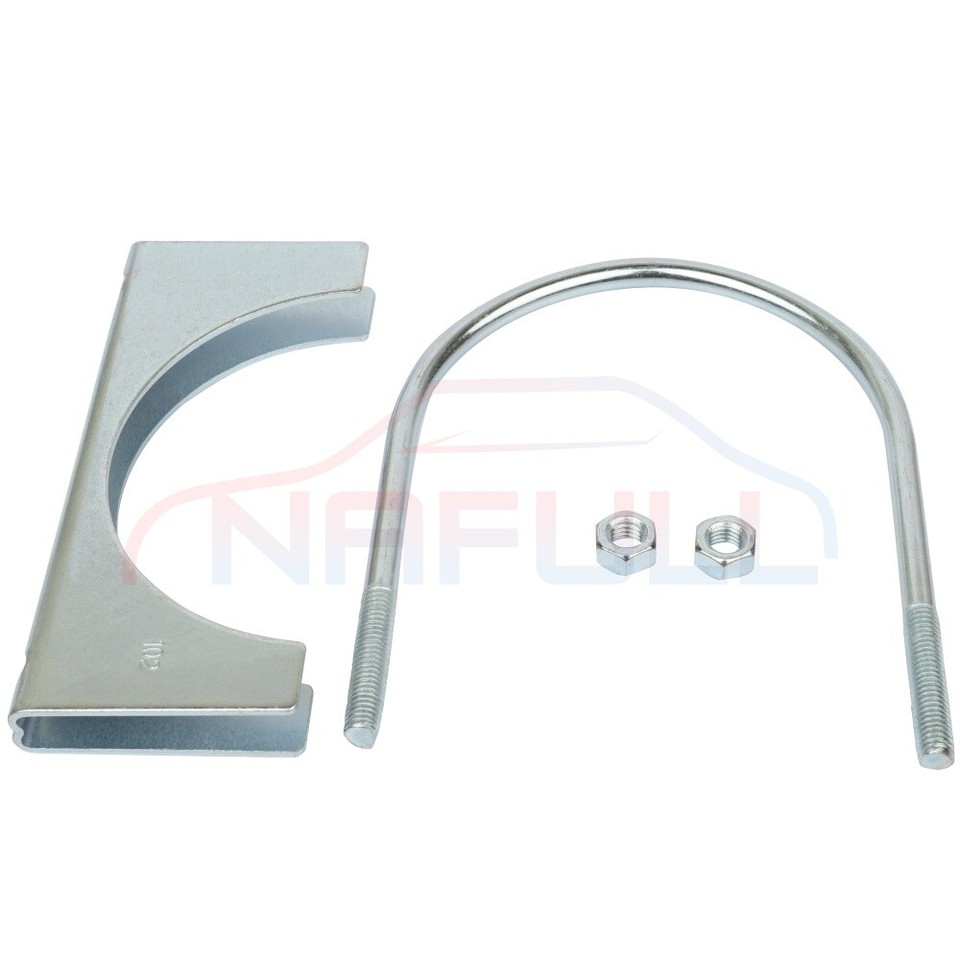 4" U-Bolt Uclamp Muffler Saddle Exhaust Pipe Rod Down Pipe Clamp | eBay