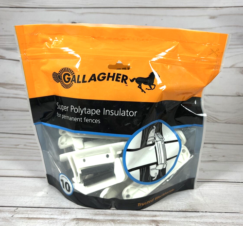 Gallagher Super Polytape Insulator G669134 Electric Fence 10pk ...