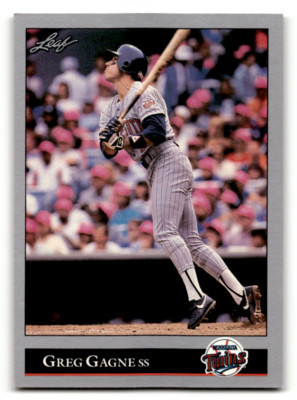 1992 Leaf #146 Greg Gagne EX/NM Twins ID:60945 | eBay